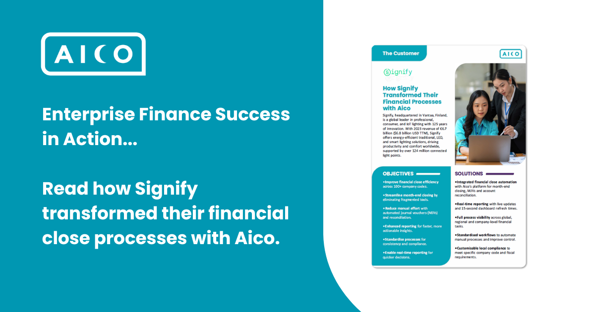 Enterprise Success Story: How Signify Transformed Financial Close ...